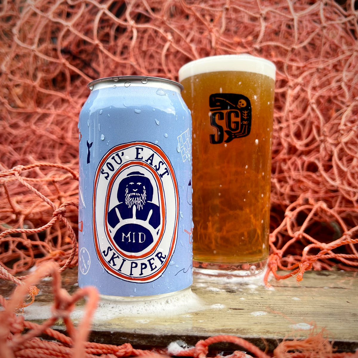 Sou' East Skipper Mid Strength Lager | Sailors Grave Brewing